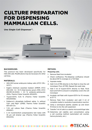 Download: Culture preparation for dispensing mammalian cells | Flyer ...
